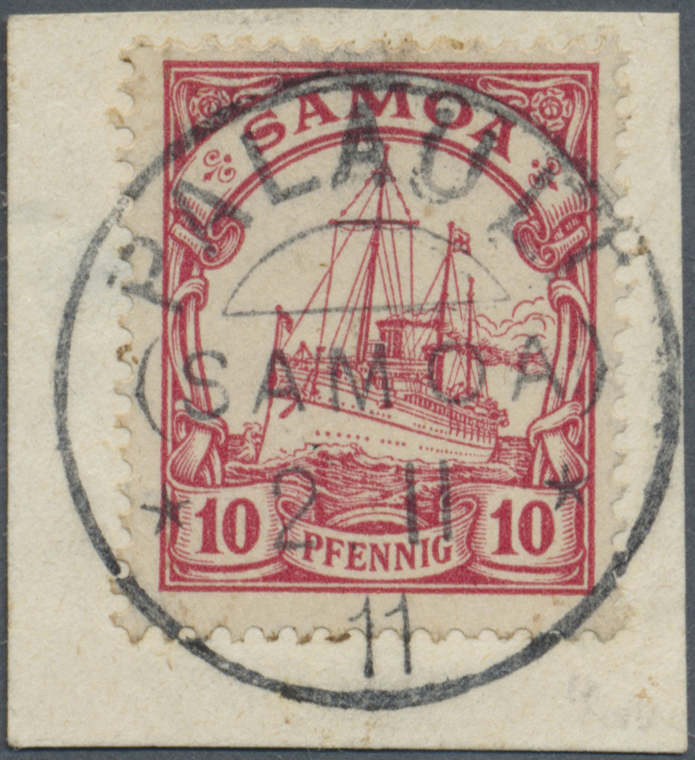 Deutsche Kolonien - Samoa - Stempel Stamp Auctions Deutsche Kolonien - Samoa - Stempel Stamp Auctions