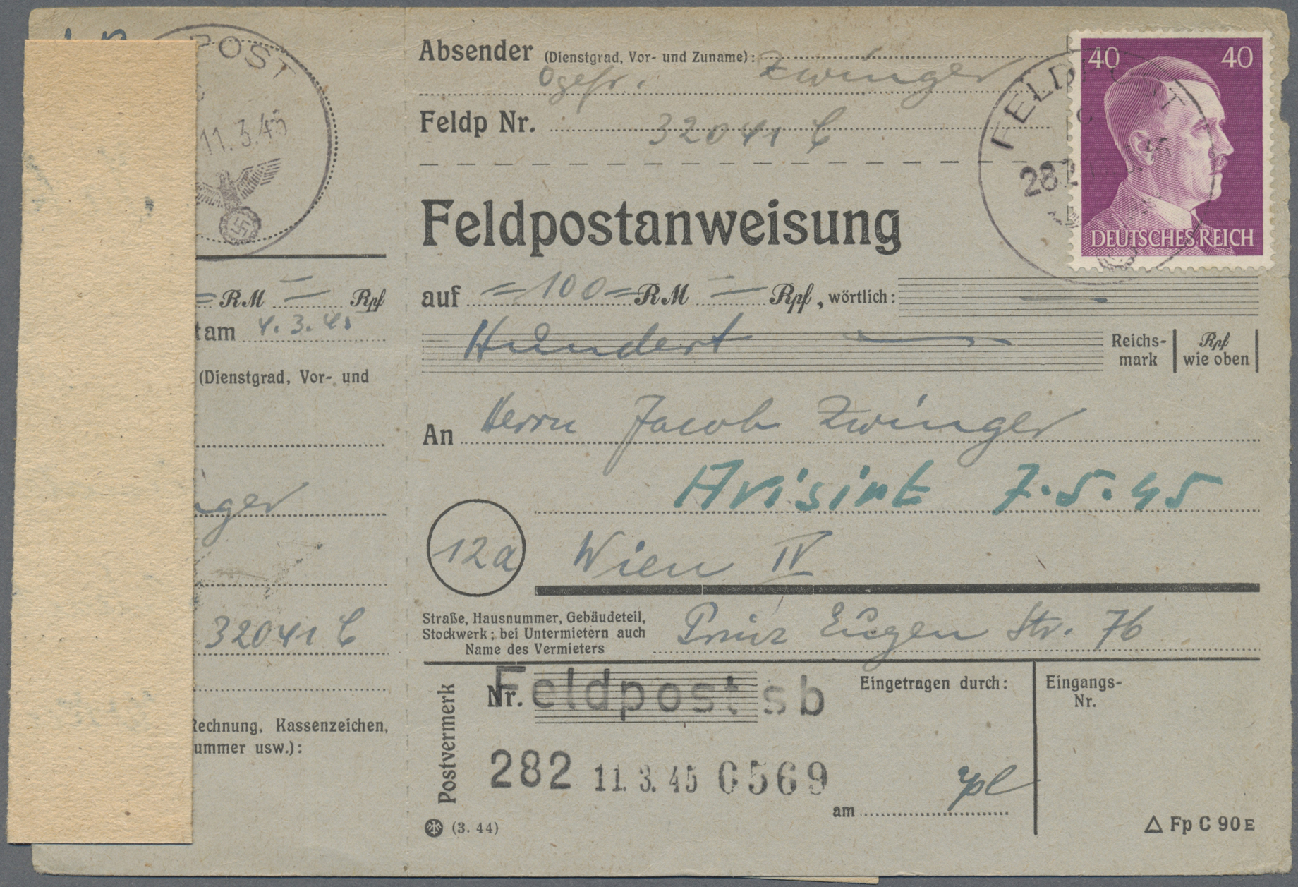 Stamp Auction - feldpost 2. weltkrieg - Auction #40 Germany, Picture ...