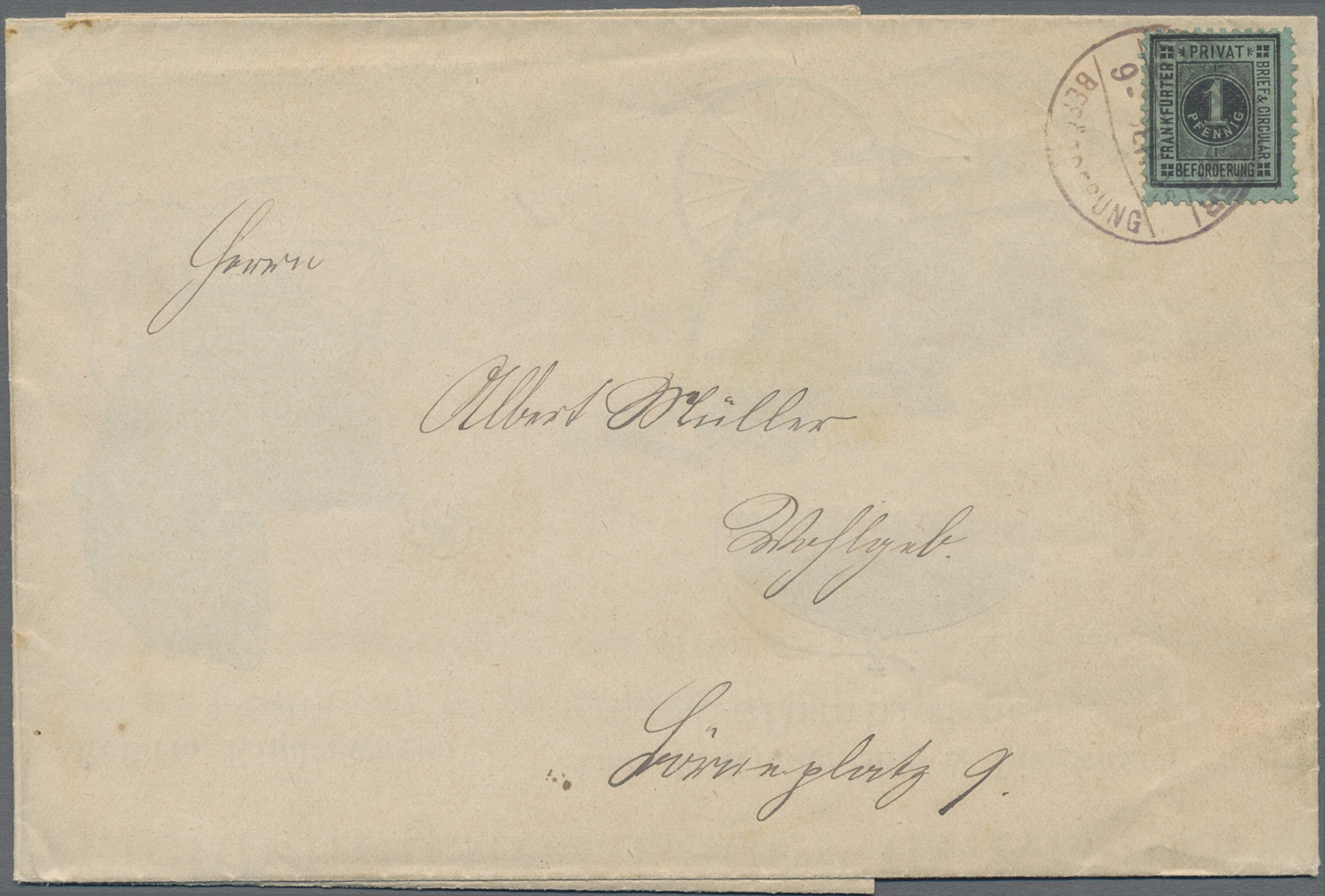 Stamp Auction - Deutsches Reich - Privatpost (Stadtpost) - 50th Auction ...