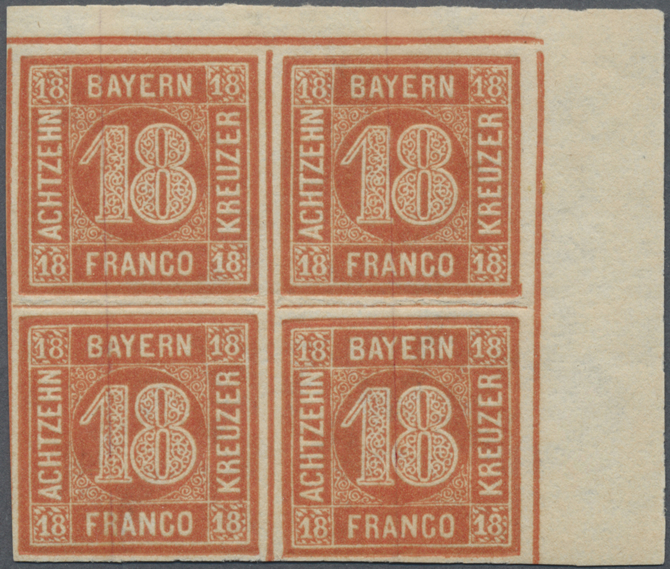 Stamp Auction - Bayern - Marken und Briefe - Auction #40 Germany ...