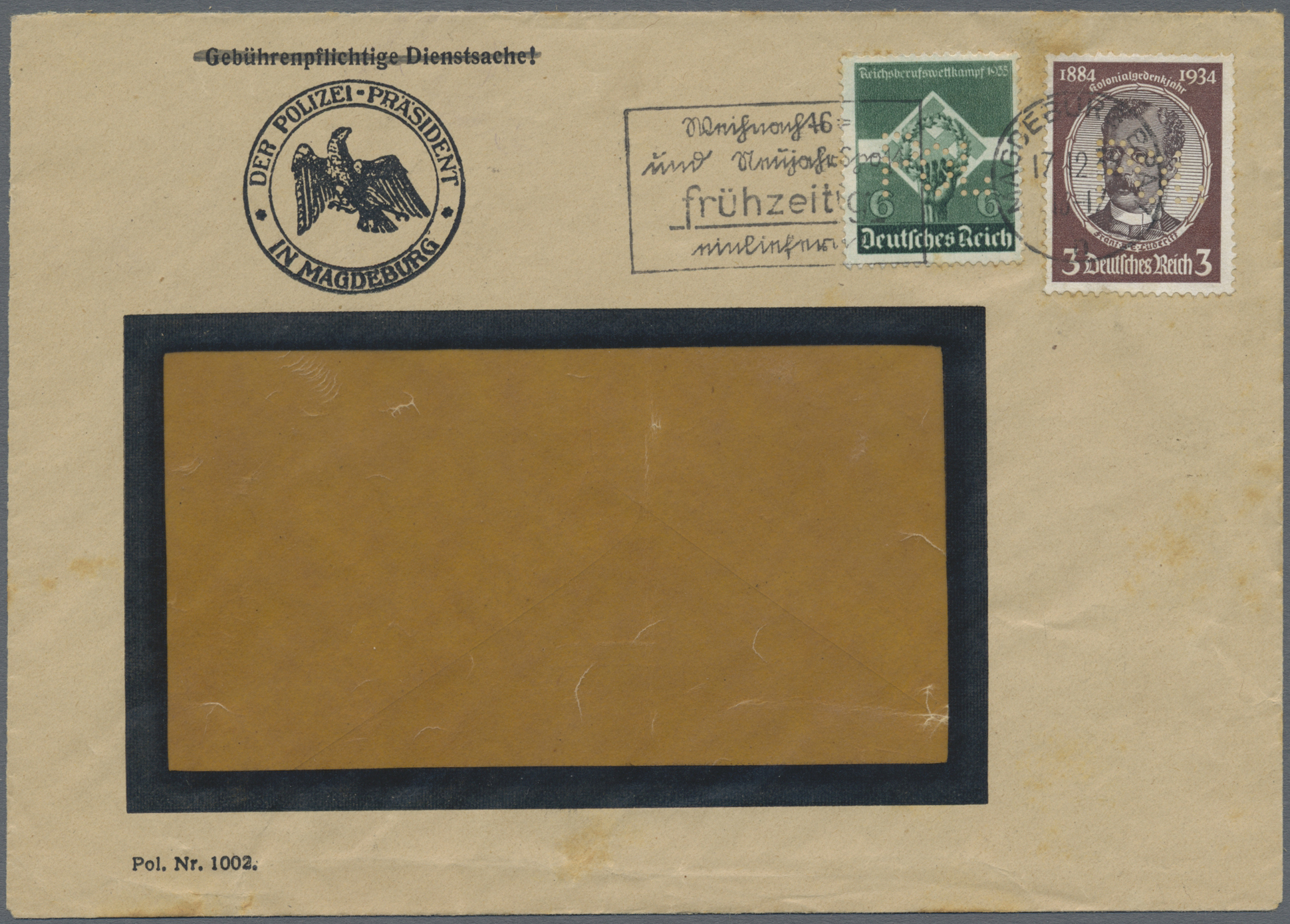 Stamp Auction - Deutsches Reich - POL-Lochungen - 52nd Auction - Day 6 ...