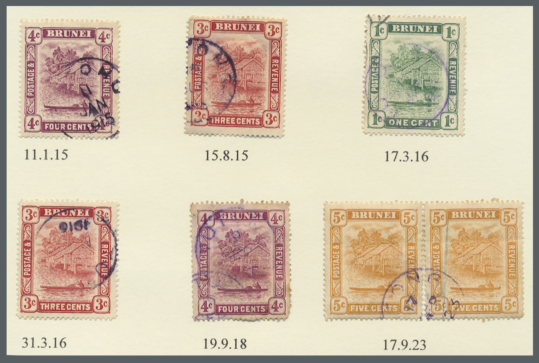 Stamp Auction - Brunei - Stempel - Asia / Overseas Auction #42 Day 3 ...
