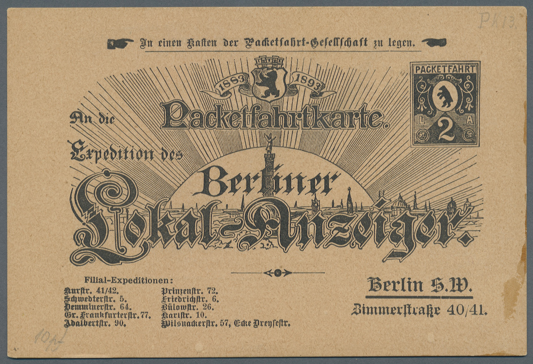 Stamp Auction - Thematik: Druck-Zeitung / printing-newspaper - Auction ...