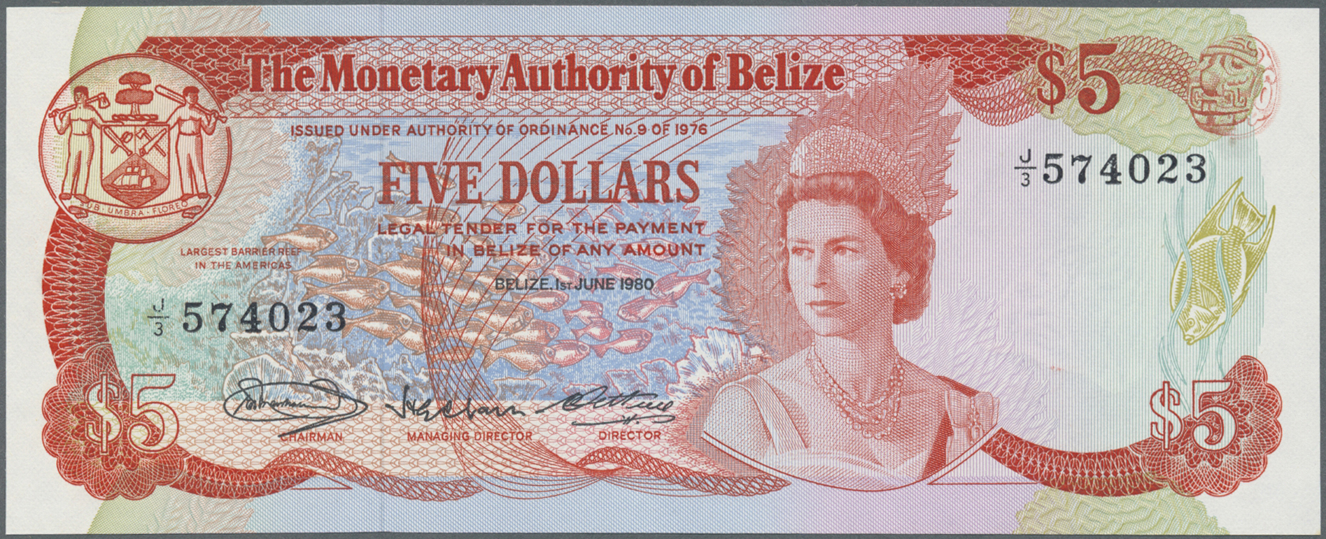 Belize | Banknoten Stamp Auctions