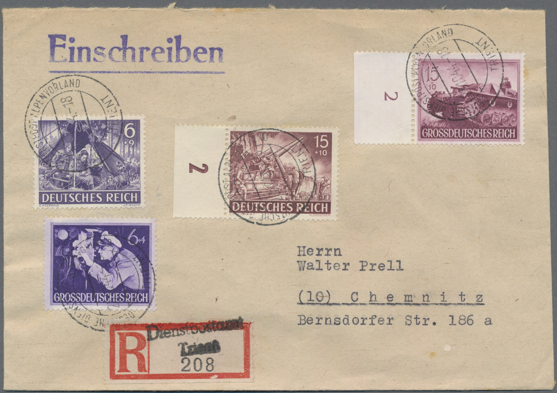 Stamp Auction - deutsche besetzung ii. wk - 53rd AUCTION - Day 5 ...