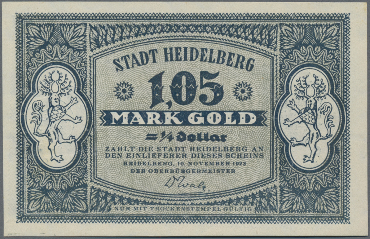 Stamp Auction - Deutschland - Notgeld - Baden | Banknoten - Sale #46 ...