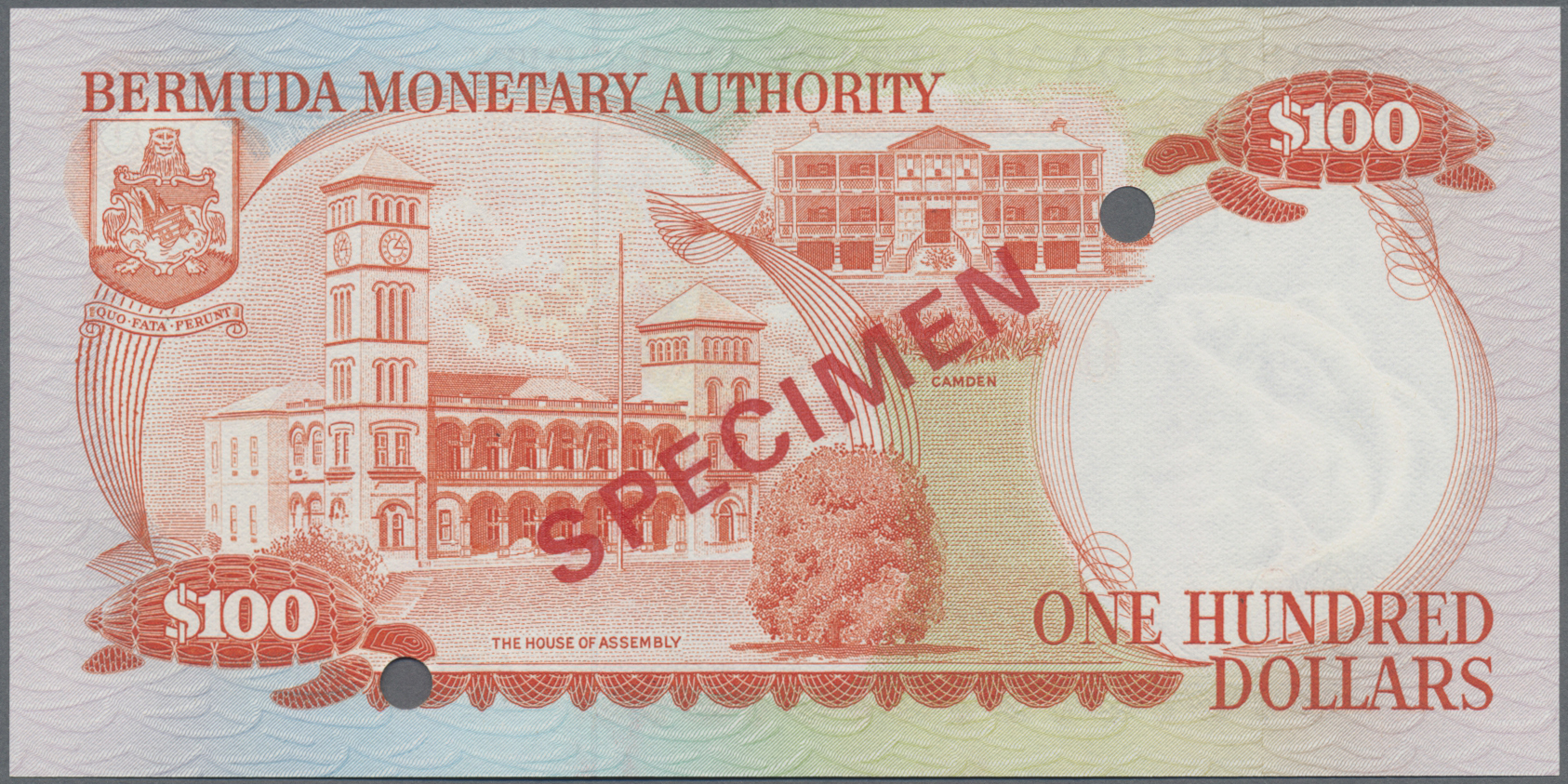 Stamp Auction - Bermuda | Banknoten - Sale #45 Banknotes Worldwide ...