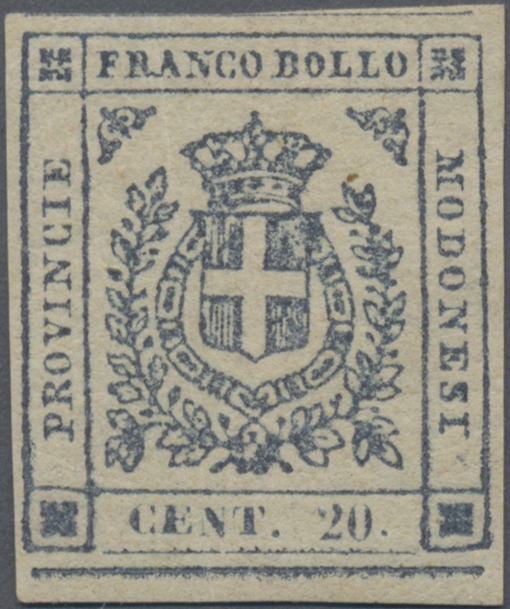 Stamp Auction - Italien - Altitalienische Staaten: Modena ...