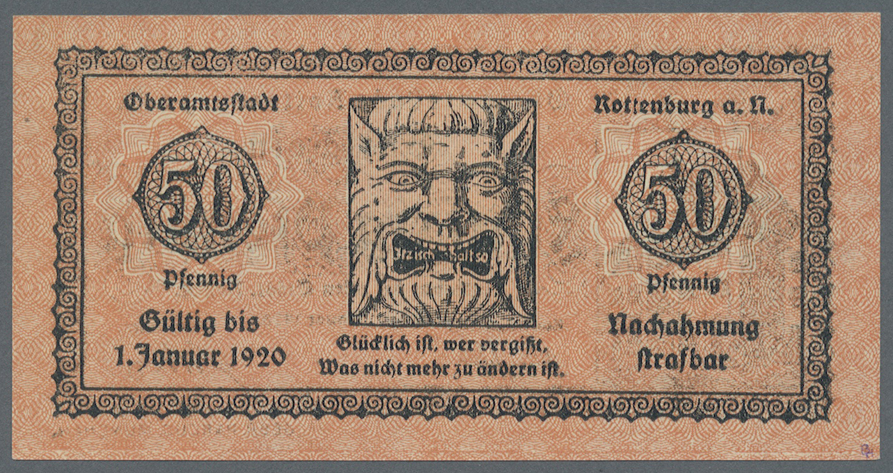 Stamp Auction - Deutschland - Notgeld - Württemberg | Banknoten - Sale ...