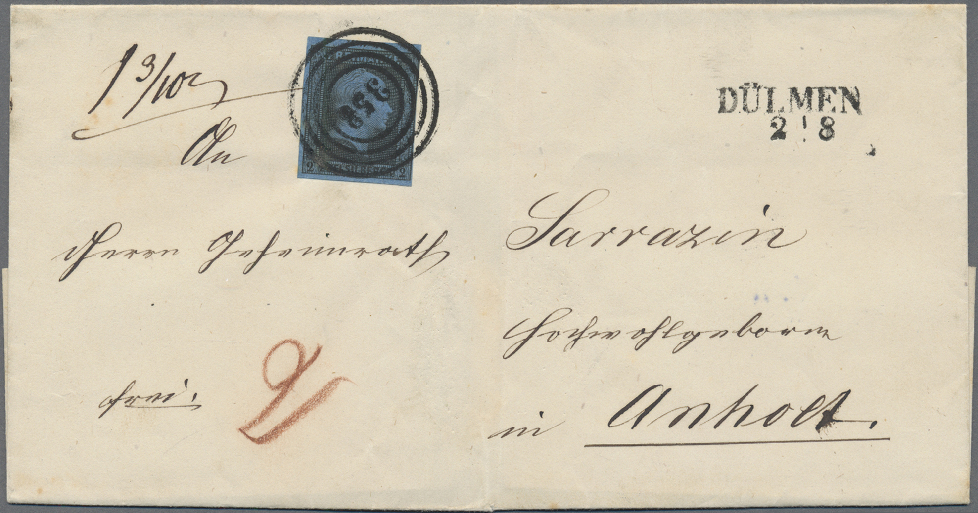 Stamp Auction - Preußen - Nummernstempel - 50th Auction Anniversary ...
