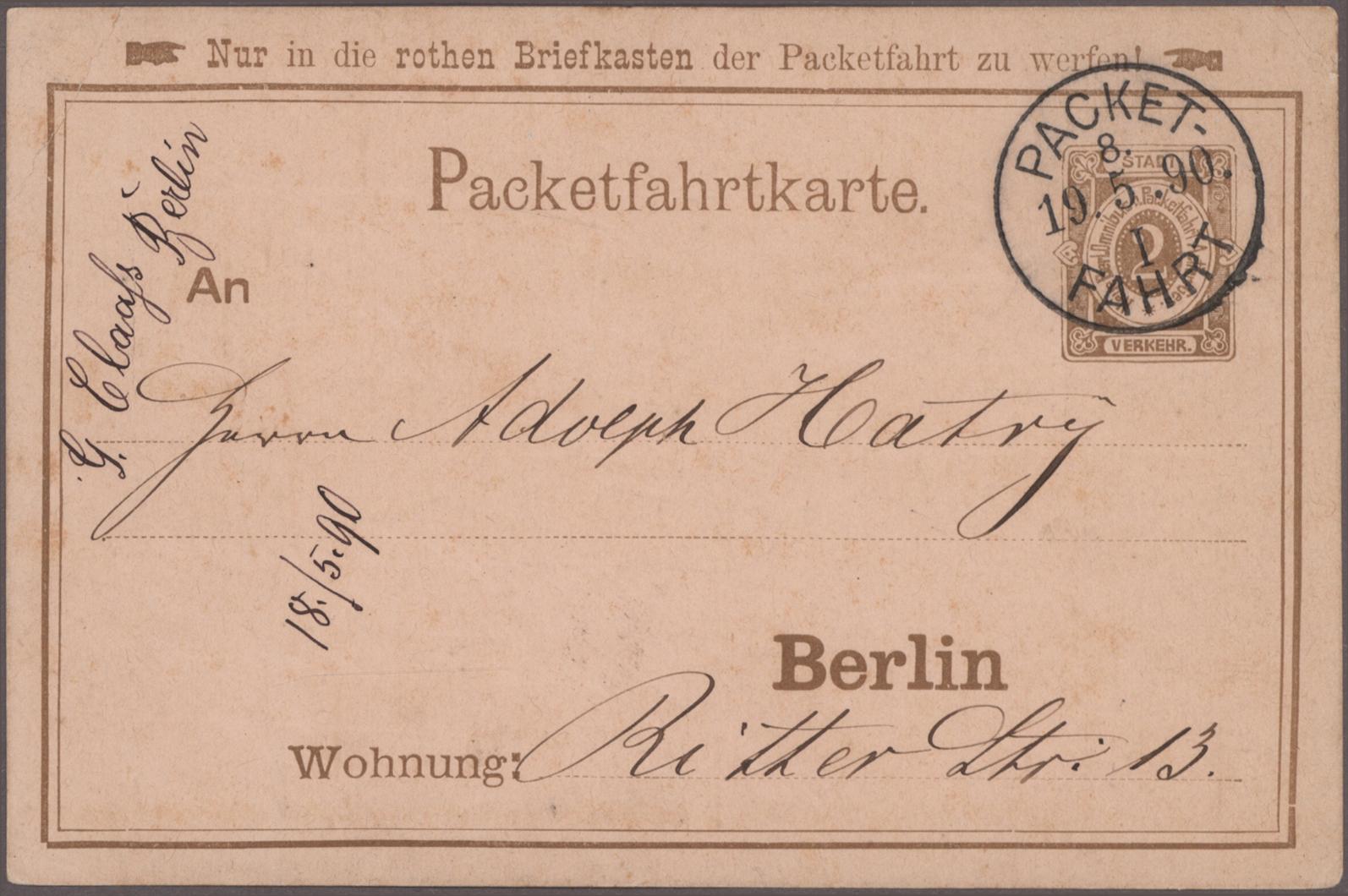 Stamp Auction - Deutsches Reich - Privatpost (Stadtpost) - 54th AUCTION ...