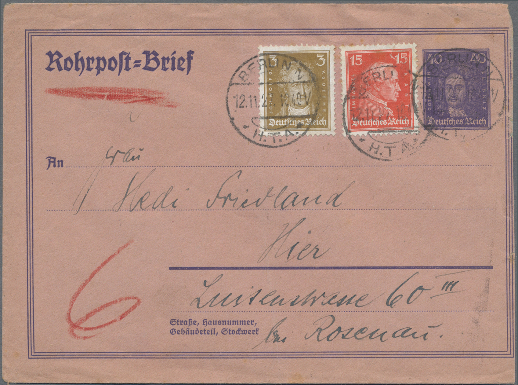 Stamp Auction - Deutsches Reich - Ganzsachen - 53rd AUCTION - Day 5 ...
