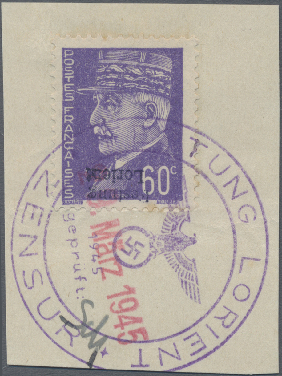 Dt. Besetzung II WK - Frankreich - Festung Lorient Stamp Auctions