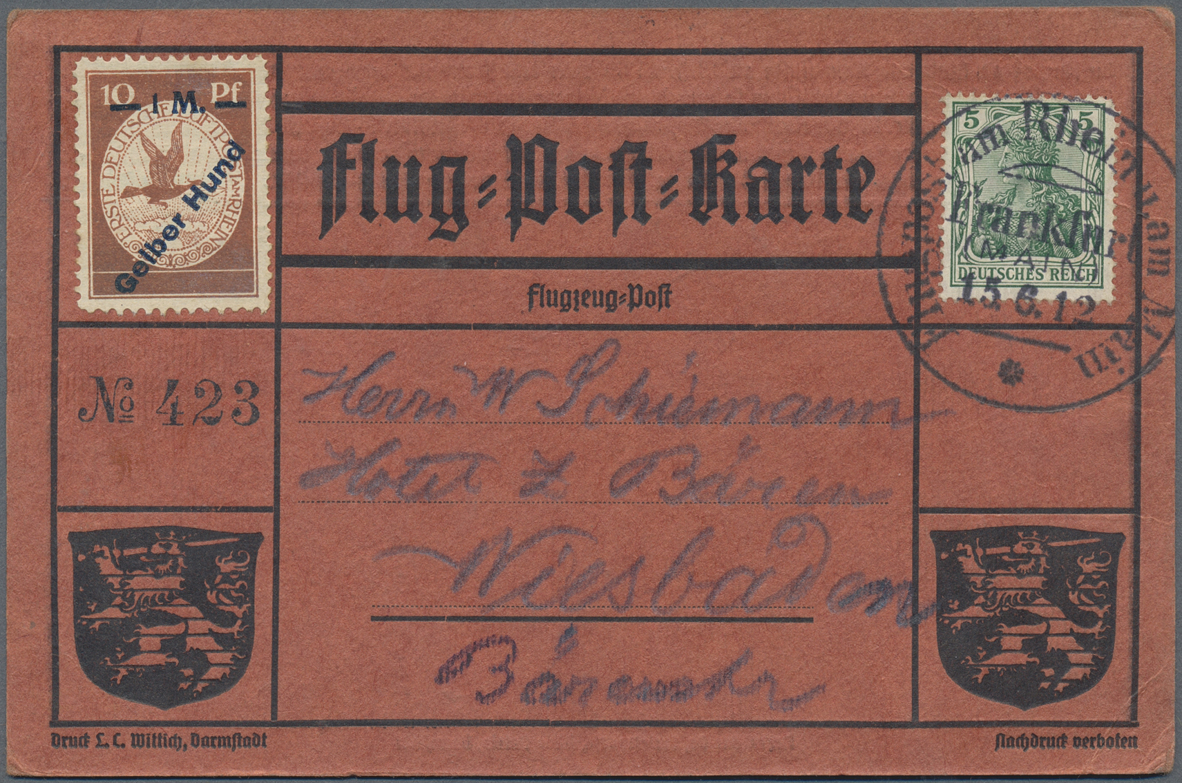 Stamp Auction - zeppelinpost deutschland - Auction #40 Europe, lot 24843