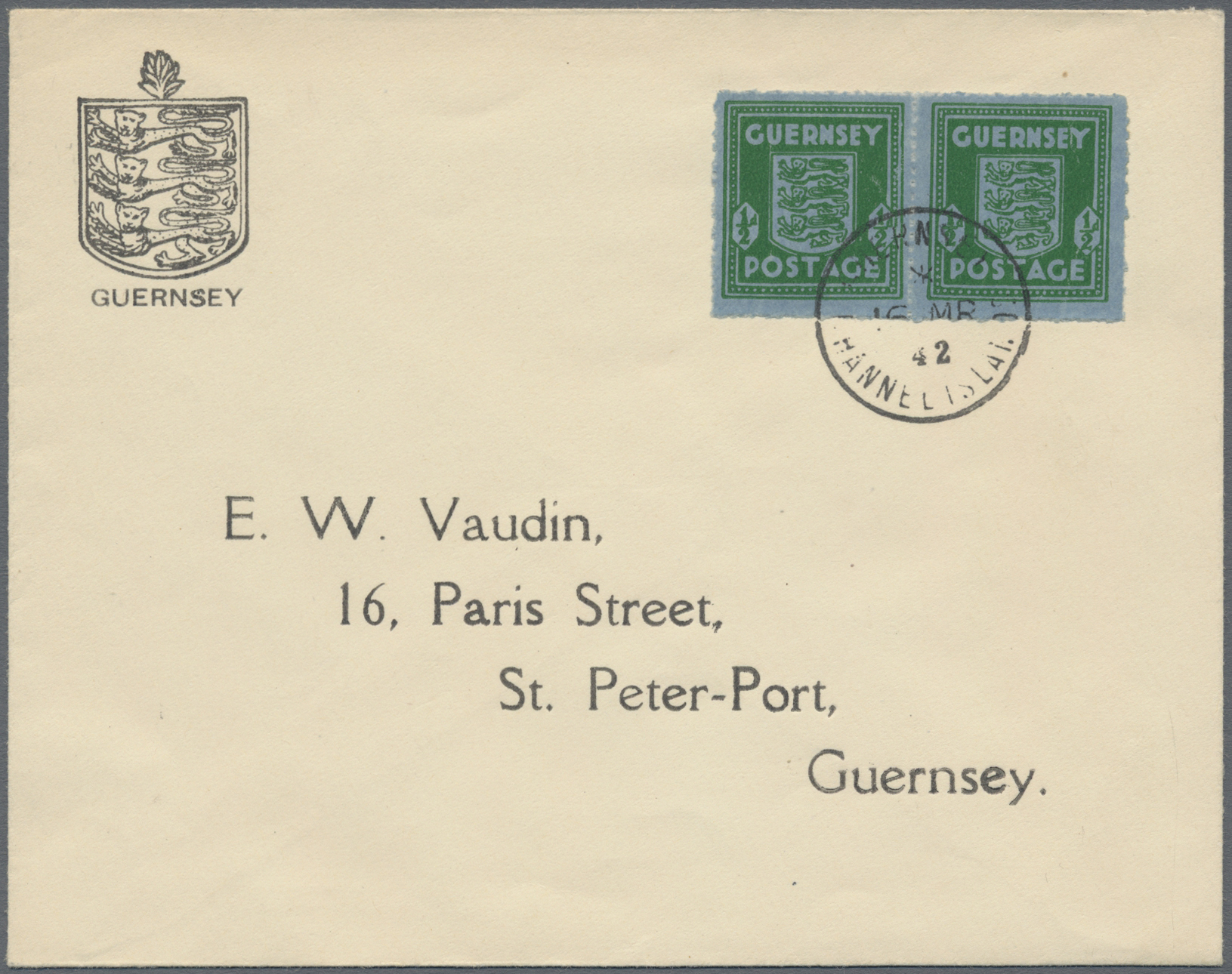 Stamp Auction - Dt. Besetzung II WK - Guernsey - 50th Auction ...