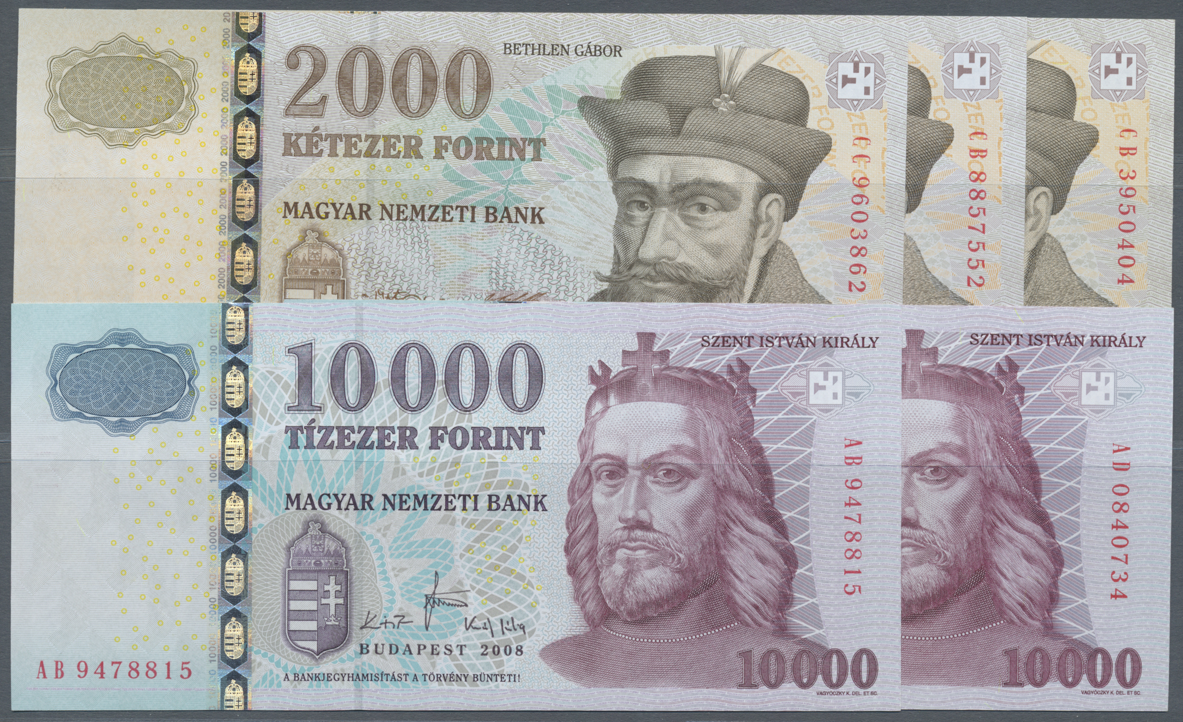 Stamp Auction - Hungary / Ungarn | Banknoten - Sale #43 Bank notes, Day ...